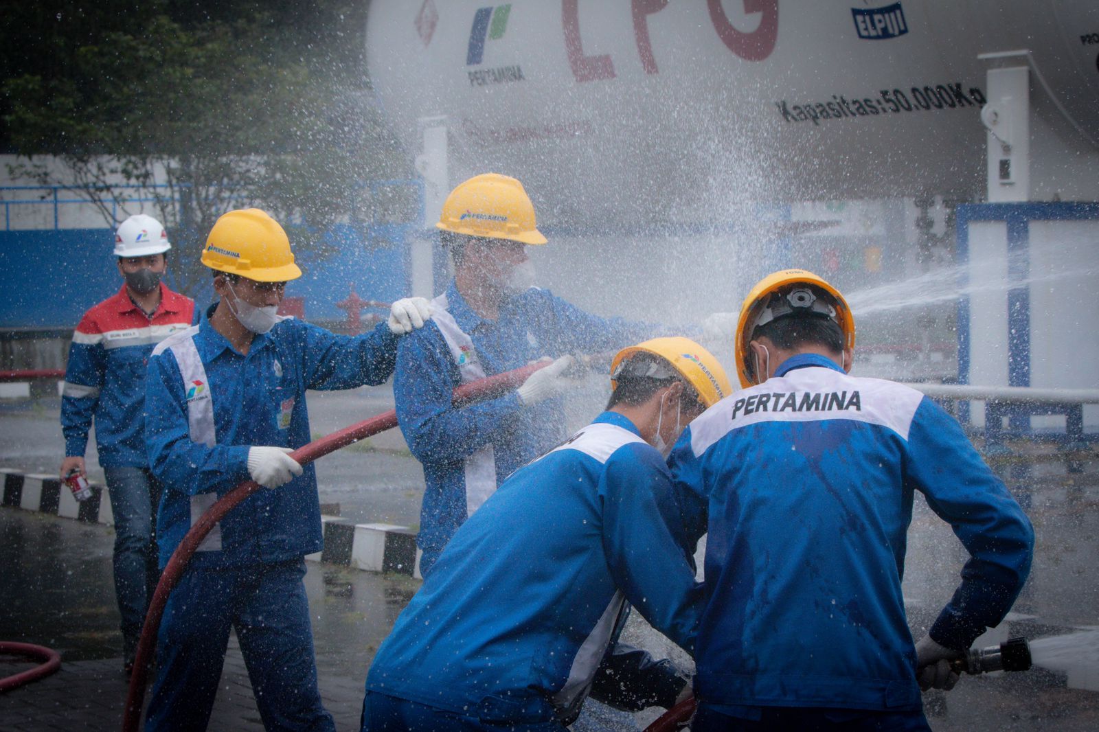 K3, Pertamina Lakukan Simulasi Penanggulangan Keadaaan Darurat di SPBE ...