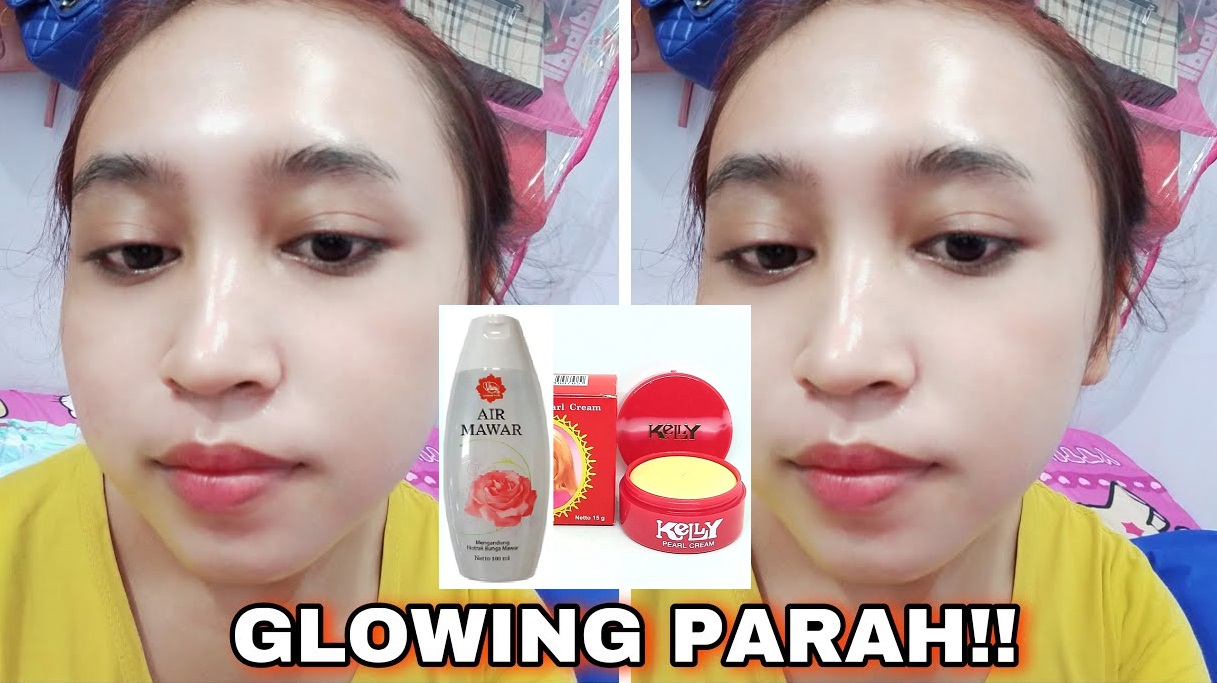 Bisa Nih Wajah Jadi Glowing Dalam Waktu Singkat, Gunakan Bedak Kelly dan Air Mawar viva Bisa ...