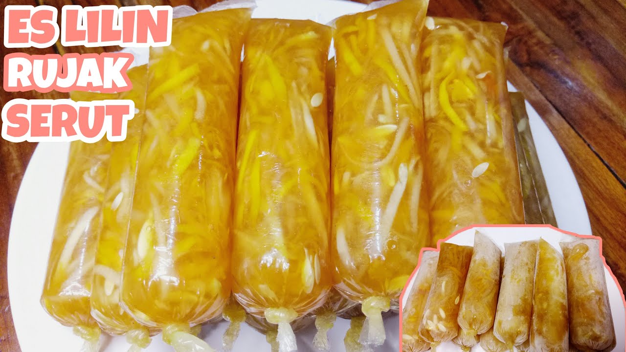 Cuaca Panas Gini Enaknya Bikin Es Lilin Rujak Serut Enak Segar Di Badan ...