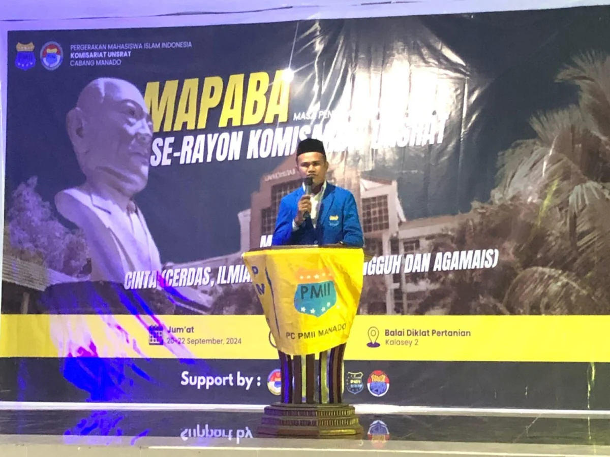 Buka Mapaba PMII Unsrat: Riswan Muhamad Serukan Setiap Kader ...