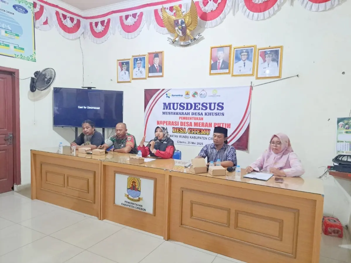 Kopdes Merah Putih Terbentuk, Citemu Masih Tunggu Juklak dan Juknis ...